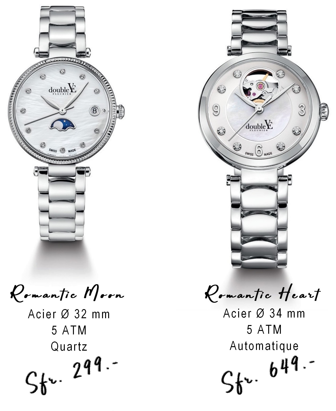 Nouvelle famille “double-Vé” – double-ve swiss watch
